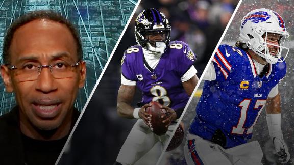 Stephen A. y Cam Newton debaten sobre la presión que pesa sobre Lamar ...