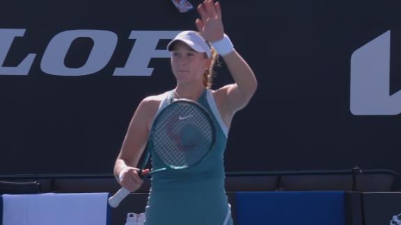 Andreeva no para y se metió en octavos del Australian Open - ESPN Video