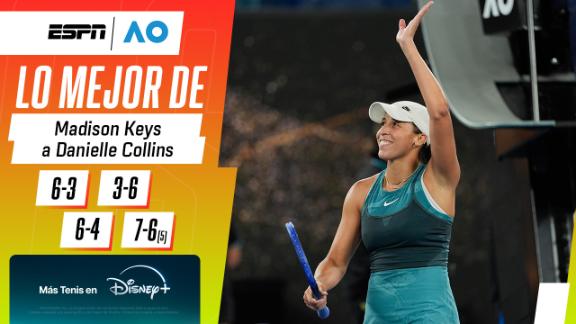 Keys frenó el polémico camino de Collins en Australia - ESPN Video