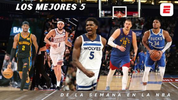 NBA por ESPN - Resultados, estadísticas y highlights