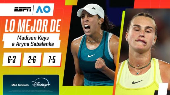 ¡Keys conquistó su primer Grand Slam en el Australian Open! - ESPN Video