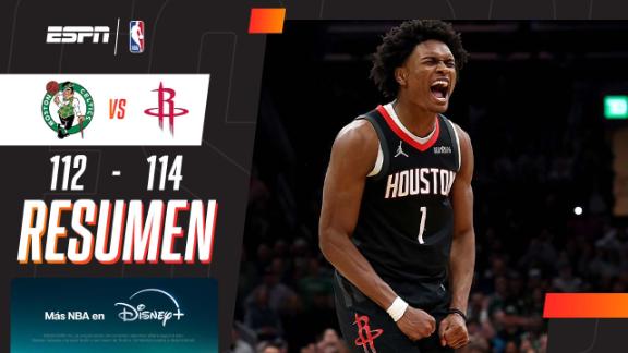 ¡Agónico triunfo de los Rockets ante Boston en el TD Garden! - ESPN Video