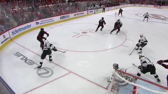 Fiala scores 2, Danault has goal and assist as Kings beat Hurricanes 4 ...