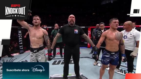 Francisco Prado no pudo contra la contundencia de Jake Matthews y se ...