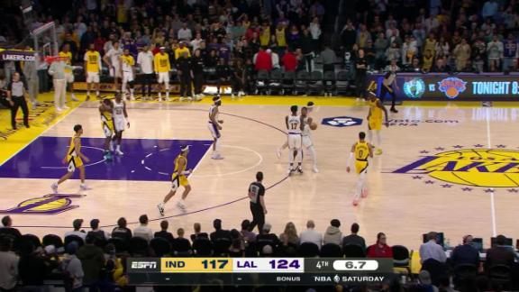 Austin Reaves scores a career-high 45, and the Lakers shock the Pacers 124-117 without LeBron ...