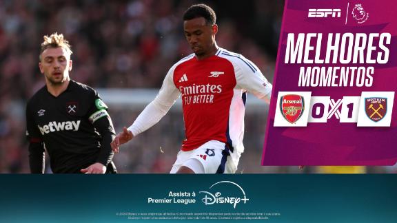 Arsenal tem lateral expulso, é derrotado pelo West Ham e perde a chance ...
