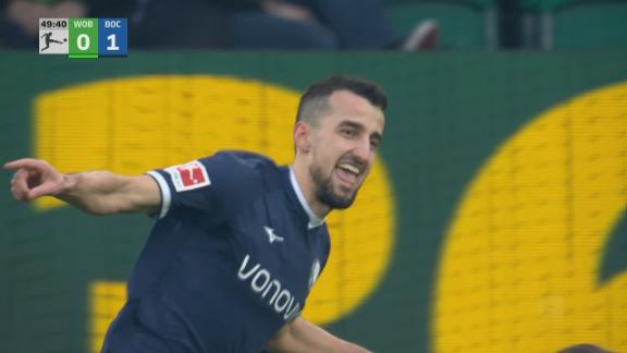 Cabezazo goleador de Masovic para poner el 1-0 para Bochum - ESPN Video