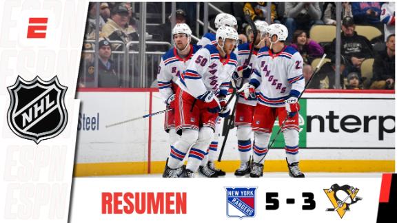 Fox y Miller traen el triunfo para Rangers sobre Penguins - ESPN Video