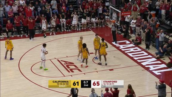 Maxime Raynaud scores 20 points, helps Stanford hold off Cal 66-61 ...