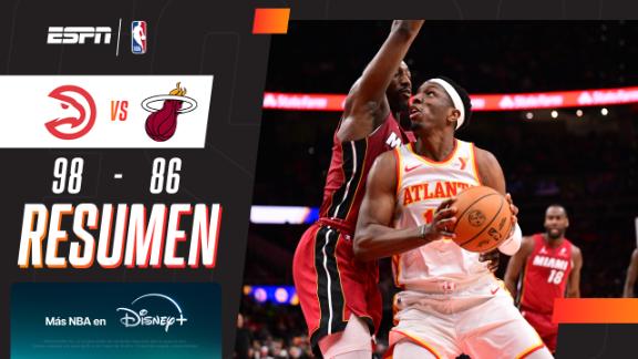 Buen triunfo de los Hawks ante el Heat por 98-86 - ESPN Video