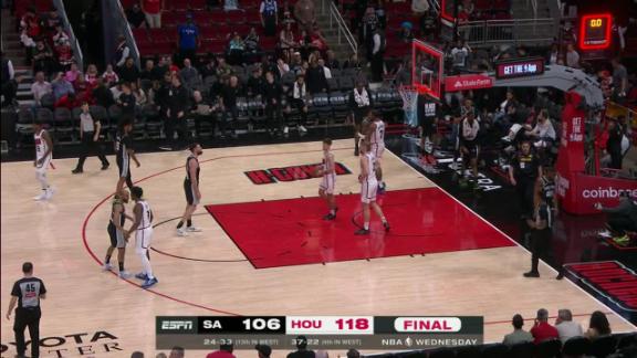 Amen Thompson scores 25 points in the Rockets' 118-106 victory over the ...