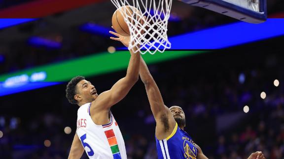 Quentin Grimes dominó el tercer cuarto con 18 puntos ante los Warriors ...