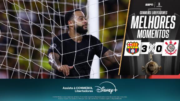 Corinthians leva 3 a 0 do Barcelona no Equador e se complica na ...