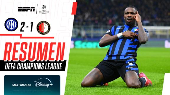 Inter venció a Feyenoord y avanzó en la Champions League - ESPN Video