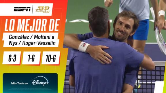 Molteni y 'Machi' González sortearon otra dura prueba en Indian Wells ...