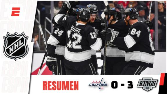 Kings siguen imparables y vencieron 3-0 a Capitals para su cuarta ...
