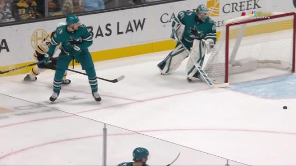 Carlsson's late goal helps Sharks sink slumping Bruins 3-1 - ABC7 San ...