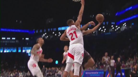The Raptors use balanced scoring to take season series beating the Nets ...