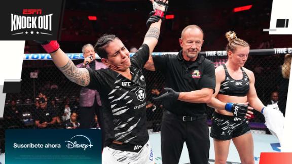 Nora Cornolle sometió a Hailey Cowan en la primera pelea del UFC 314 ...