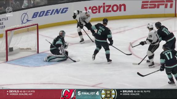 Samuel Helenius scores twice and the Los Angeles Kings hold off the ...