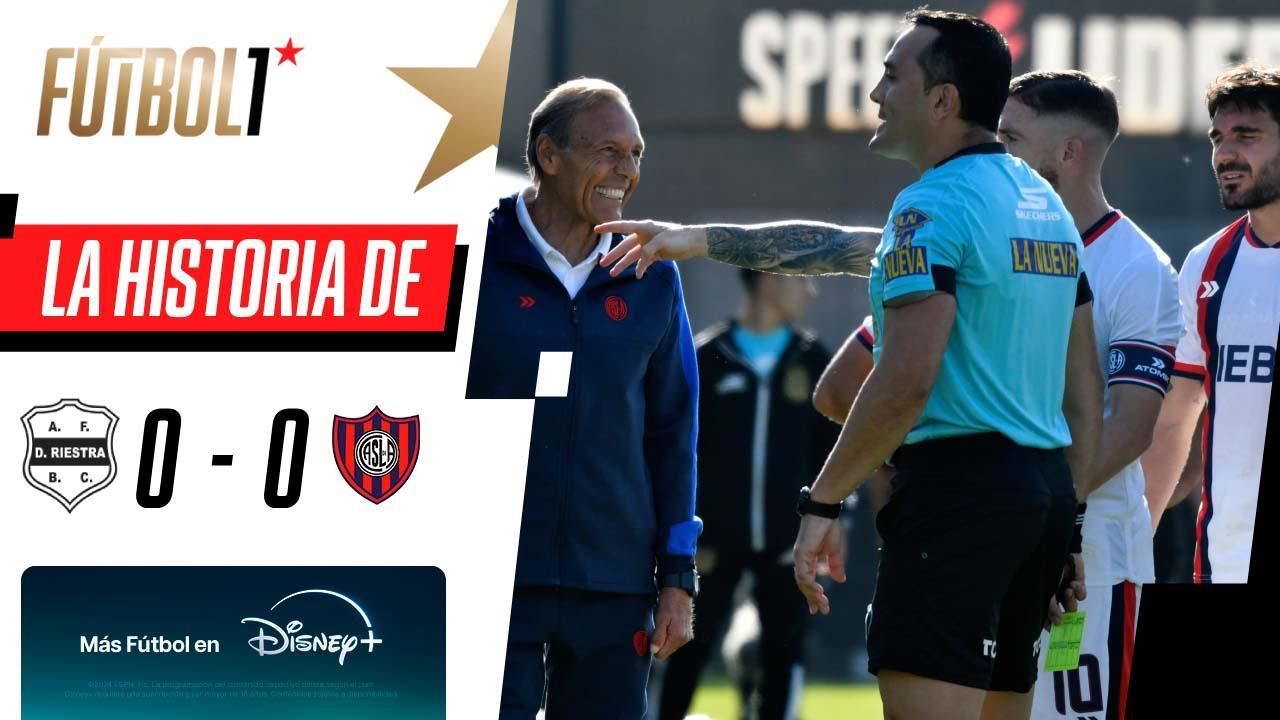 Deportivo Riestra - San Lorenzo, bajo la lupa de FÚTBOL 1 - ESPN Video