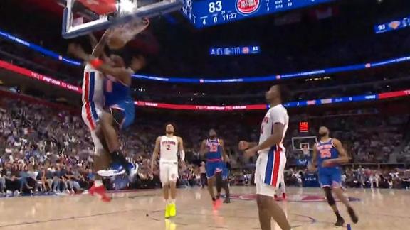 Towns scores 31, Brunson has 30 and Knicks beat Pistons 118-116 for a 2-1 lead in series - ABC7 ...