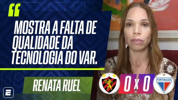 Renata Ruel critica 'VAR eterno' e analisa polêmica em Sport x Fortaleza: 'Tem um erro de ...