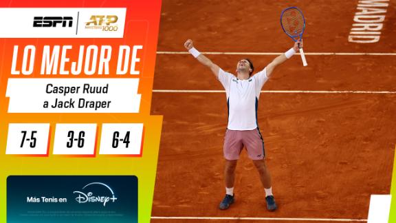 ¡Ruud ganó el Madrid Open y levantó su primer Masters 1000! - ESPN Video