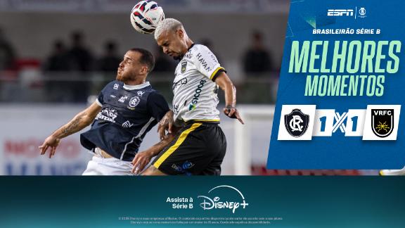 Volta Redonda sai na frente, mas Remo busca o empate na Série B; veja ...