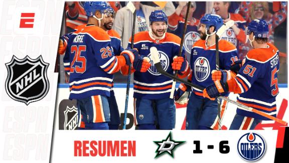 Los Oilers arrollan 6-1 a los Stars en el Juego 3 de la Final del Oeste ...