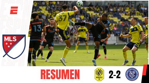 Empate agónico del New York City FC en su visita a Nashville SC - ESPN ...