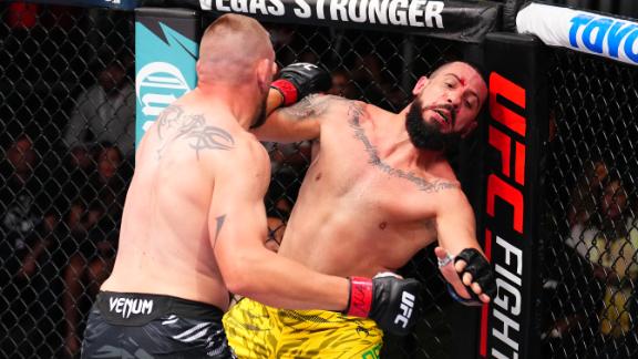 ¡Arrollador! Dustin Jacoby noquea a Bruno Lopes en el primer asalto ...