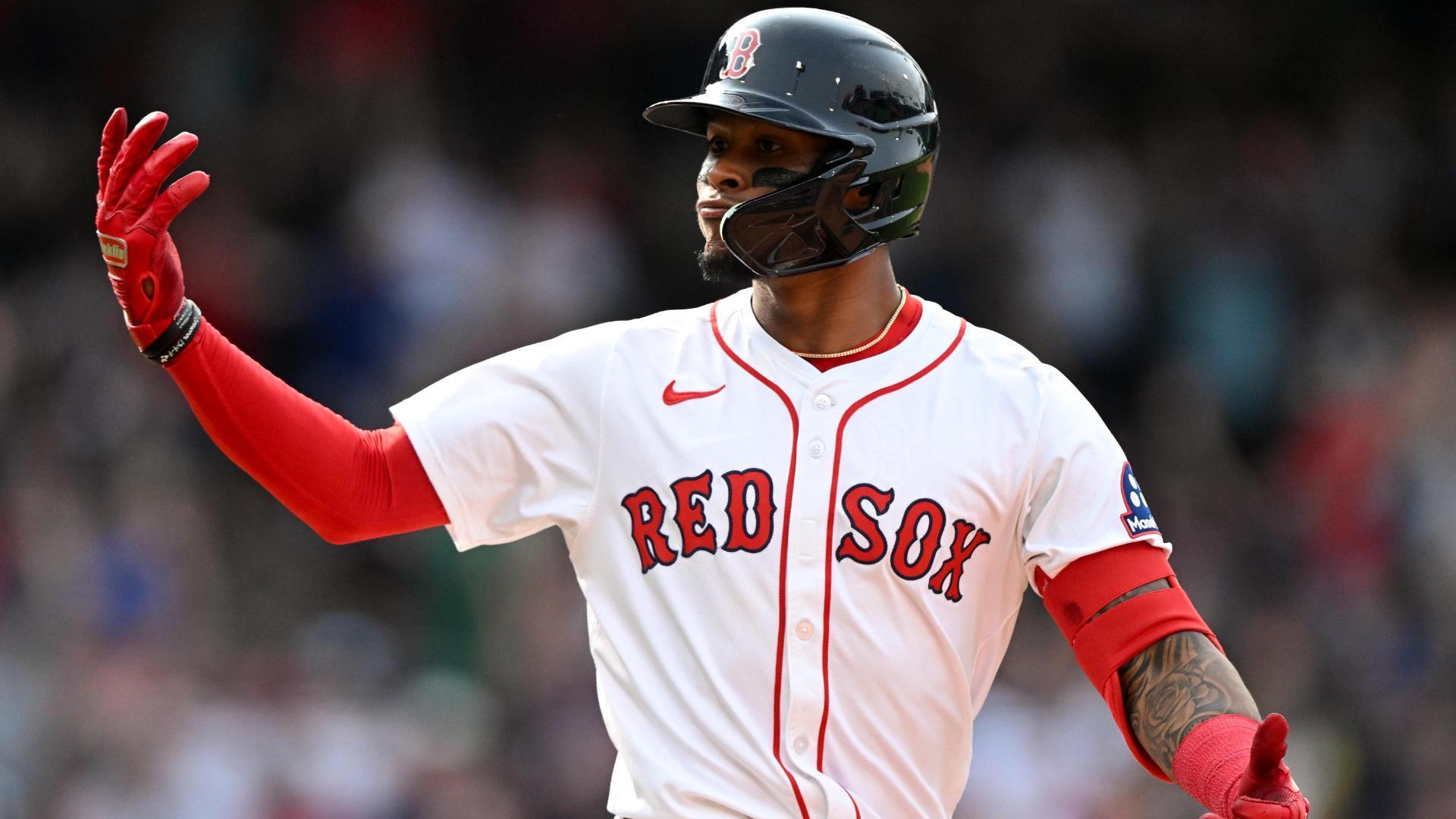 Red Sox rally, then rally again for 11-9 win over Angels on Rafaela's walk-off homer - ABC7 Los ...