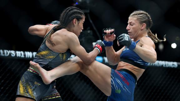 Kayla Harrison conquista el título gallo en UFC 316 - ESPN Video