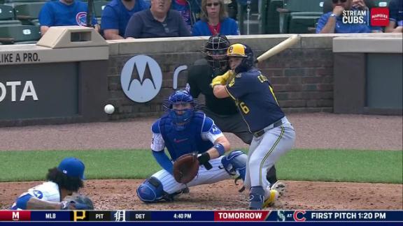 Crow-Armstrong hits his 20th homer but the Brewers outslug the Cubs, 8 ...