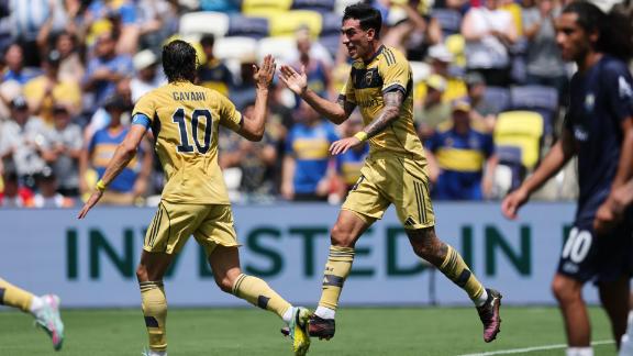 ¡Di Lollo ganó de arriba y Boca se puso 1-0! - ESPN Video