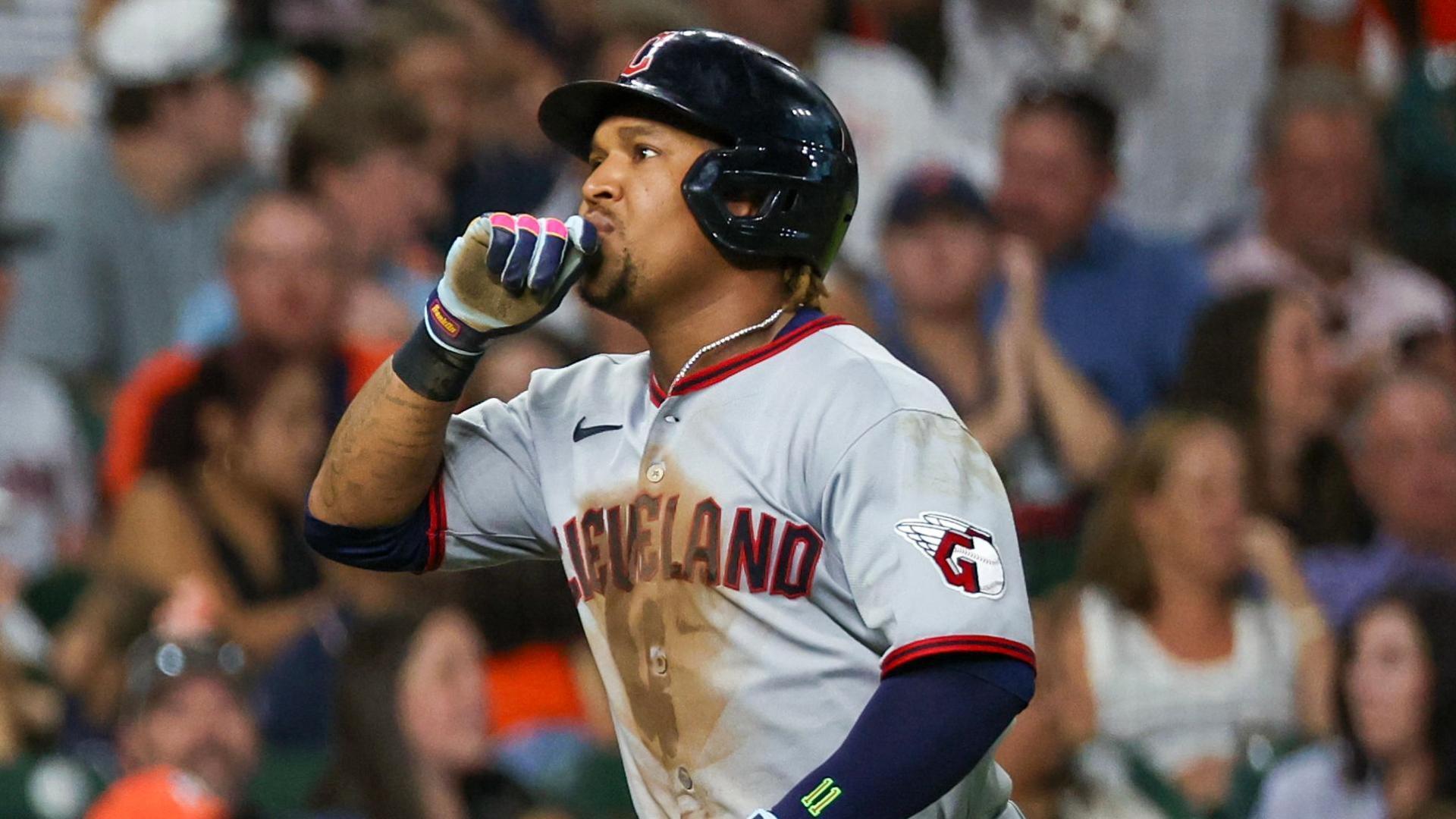 Guardians snap 10-game losing streak with 7-5 win over Astros - ABC13 ...