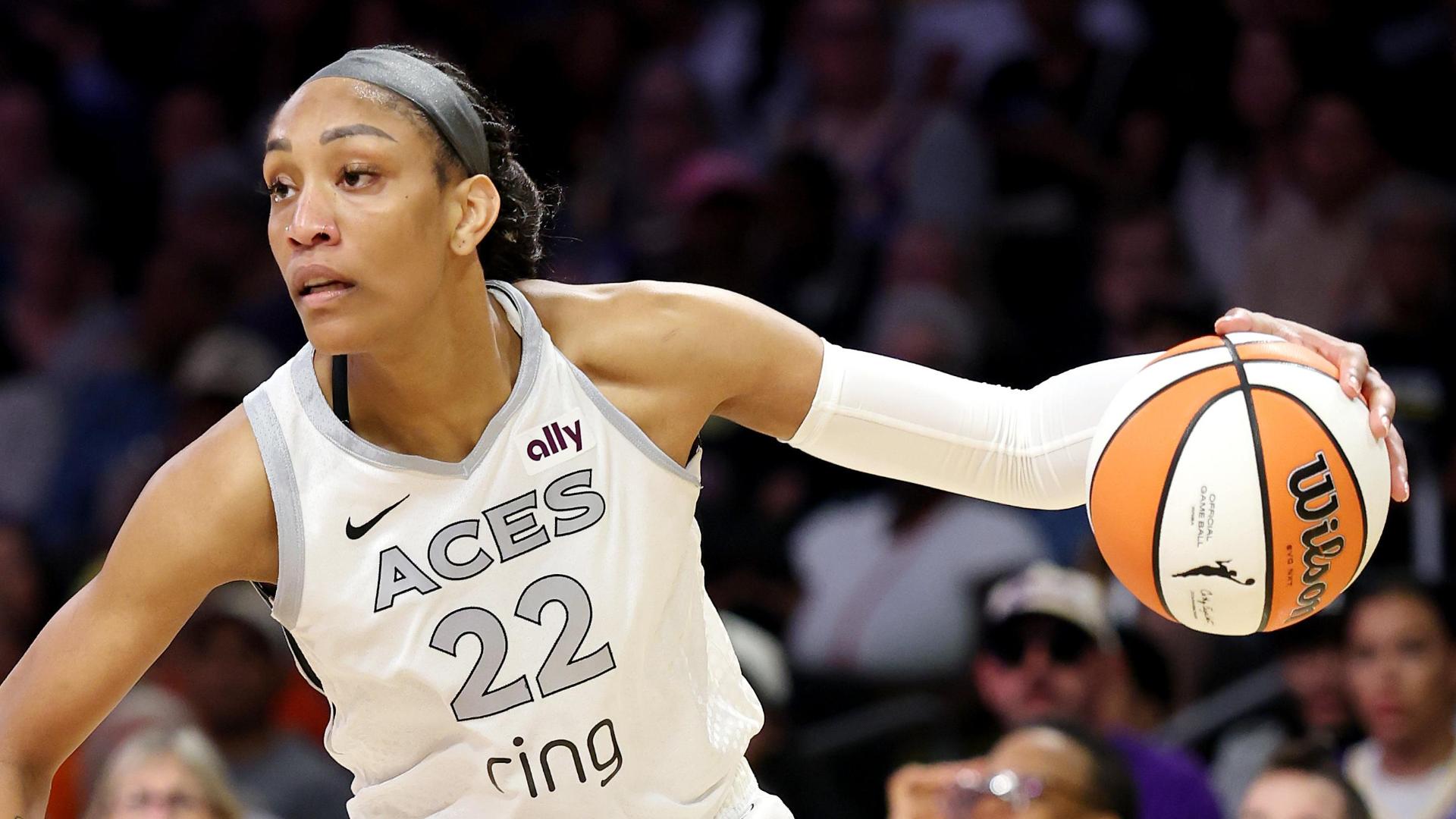 Wilson scores 34 and Young has triple-double as Aces top Sparks 89-74 in Brink's return - ABC7 ...