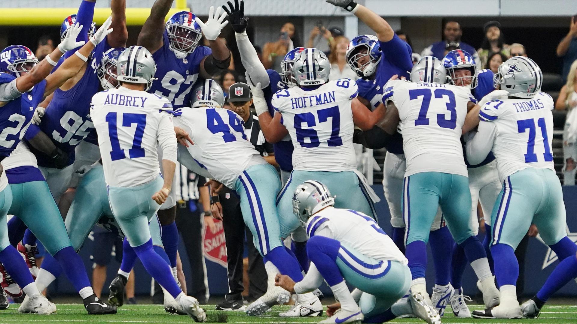 Aubrey ends wild Prescott-Wilson duel with FG as time expires in OT as ...