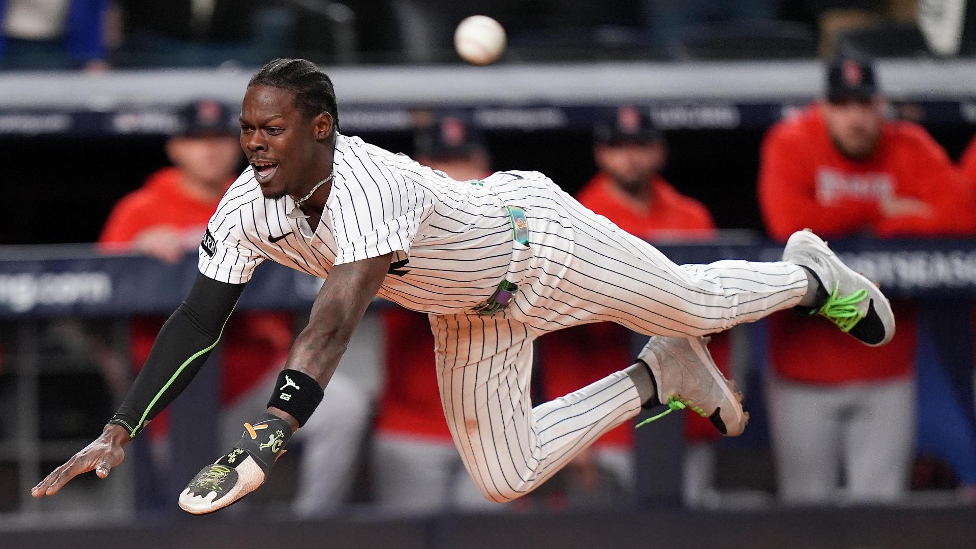 Jazz Chisholm races home to score go-ahead run for Yankees in 8th ...