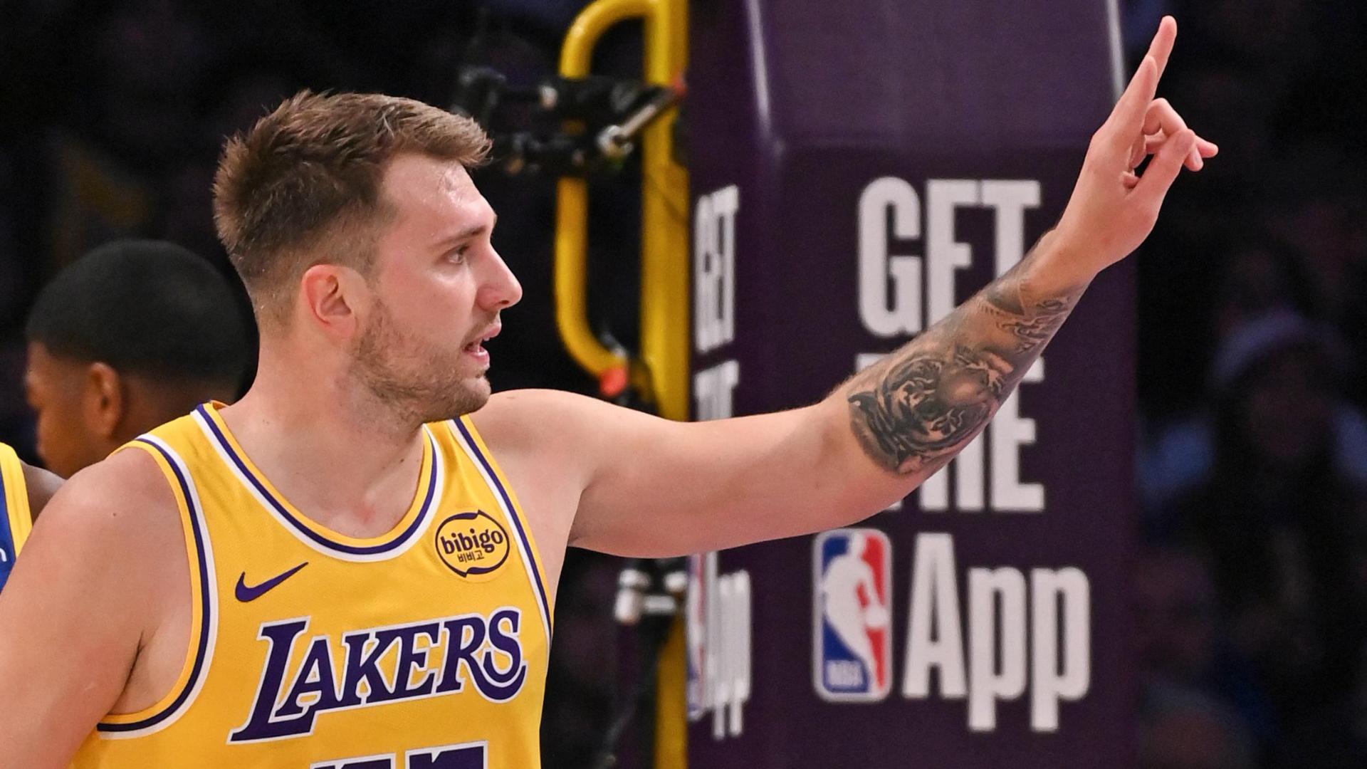 Luka scores 43, but Butler's Warriors top Lakers 119-109 in a LeBron ...