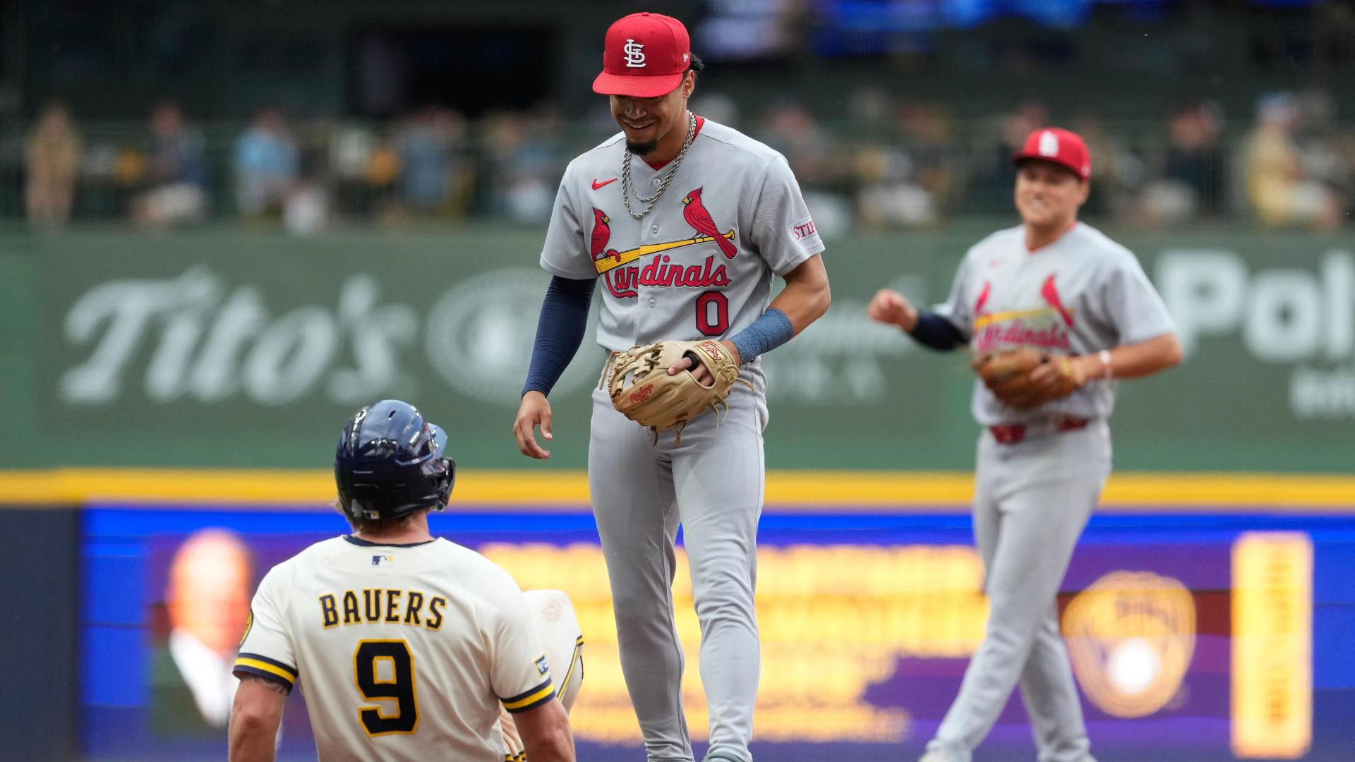 Not even these crablike reflexes can save Jake Bauers from this tag ...
