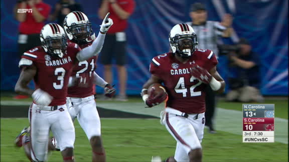 North Carolina vs. South Carolina - Game Summary - September 3, 2015 - ESPN