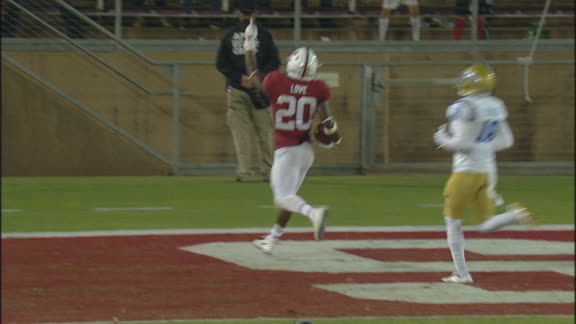 Bryce Love runs for 263 yards to lead Stanford past UCLA - ABC7 Los Angeles