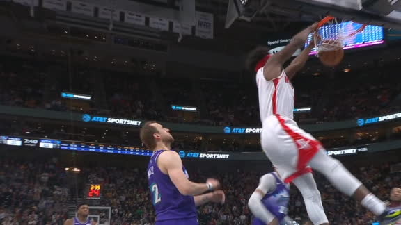 Gordon Gets 50 Rockets Top Jazz 126 117 Minus Harden Russ Abc13 Houston