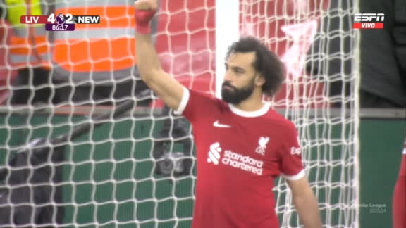 ¡Salah tuvo revancha y la aprovechó! Puso el cuarto ante Newcastle ...