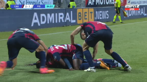 Comba loca y golazo de Mutandwa para Cagliari - ESPN Video