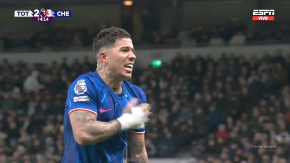 ¡La calzó perfecto! Enzo Fernández puso el 3 a 2 de Chelsea - ESPN Video