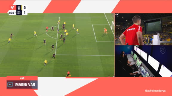 ¿Era penal? Polémica sobre el final del Barcelona vs. Las Palmas - ESPN Video