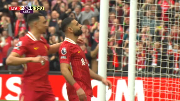 ¡Siempre Salah! Liverpool se puso 2-1 ante Southampton - ESPN Video